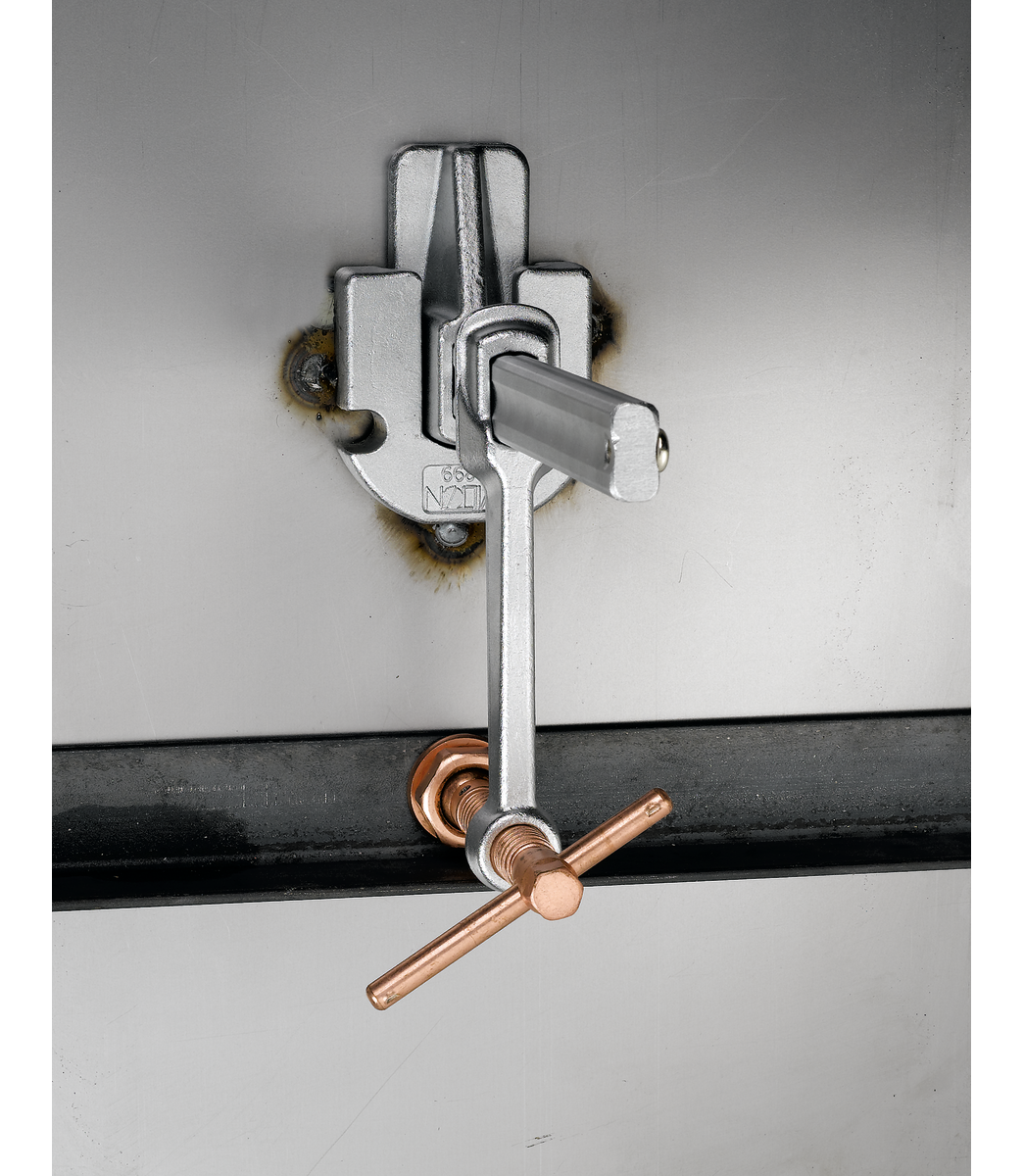 Welding Shoe Clamp 8 1/2" Jaw Opening, 5 1/2" Throat Depth