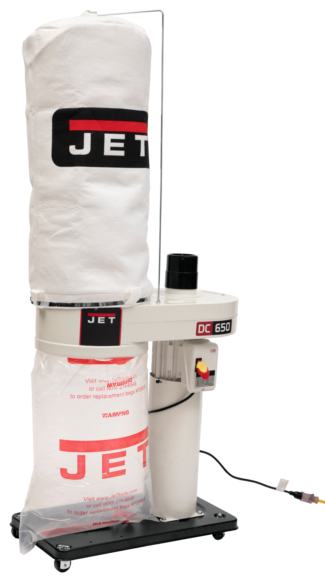 JET Portable Dust Collector - 5 Micron Bag Filter - 1HP | JET ...
